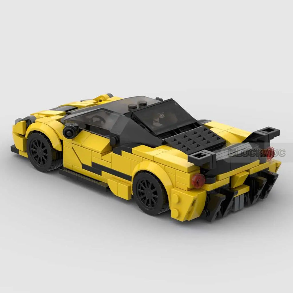 MOC Bricks Mansory 4XX Racing Sports Car Vehicle Speed Champion Racer ...