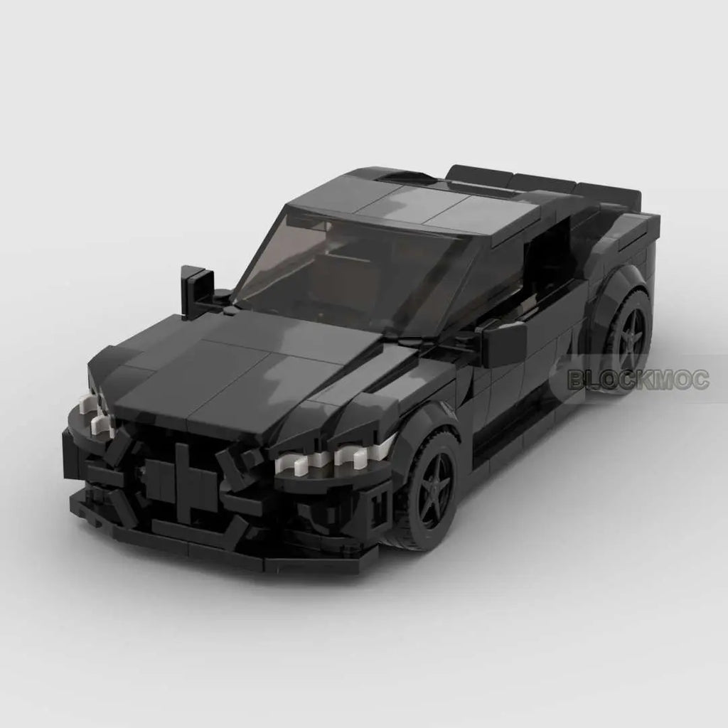 Technique MOC M4 Black Racing Car City Speed Champions Sports Vehicle ...