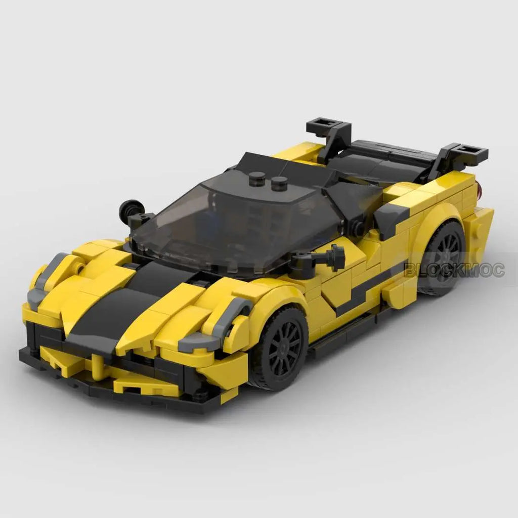 MOC Bricks Mansory 4XX Racing Sports Car Vehicle Speed Champion Racer ...