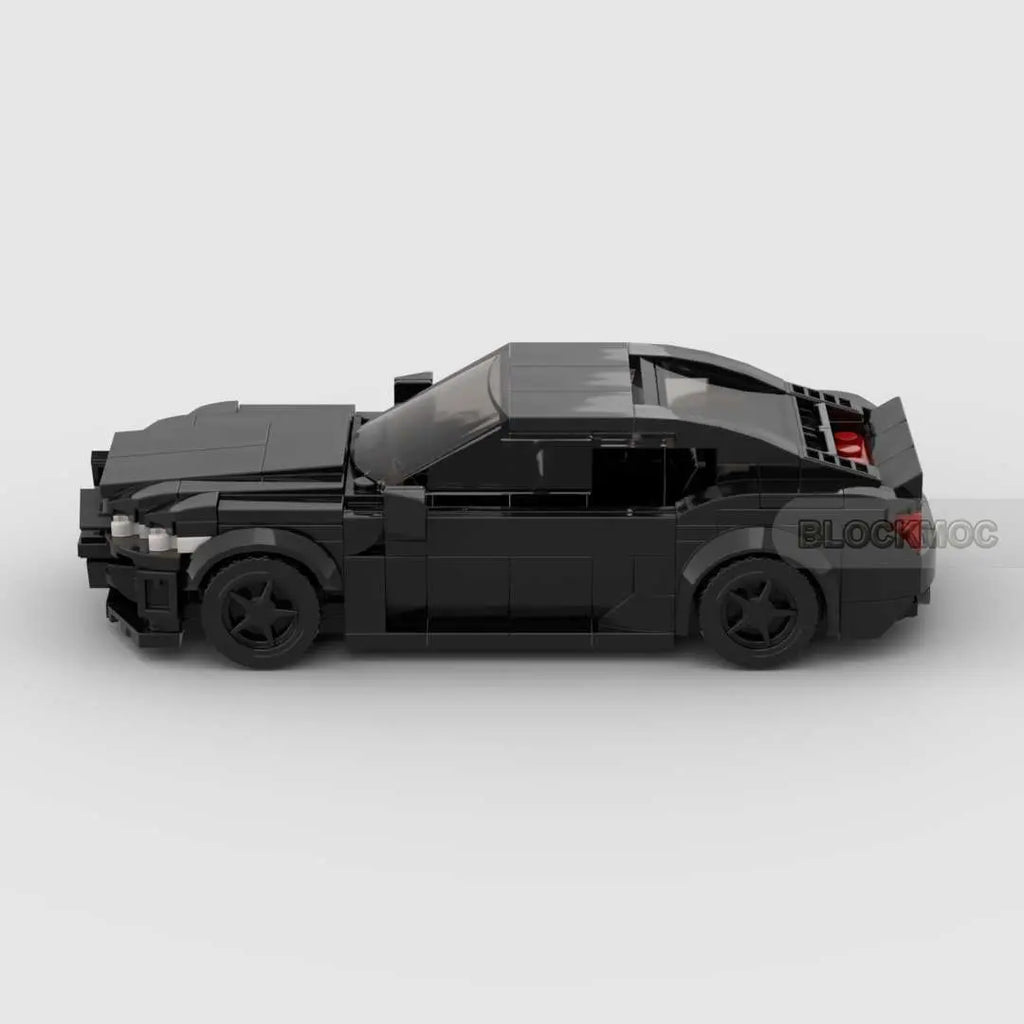 Technique MOC M4 Black Racing Car City Speed Champions Sports Vehicle ...