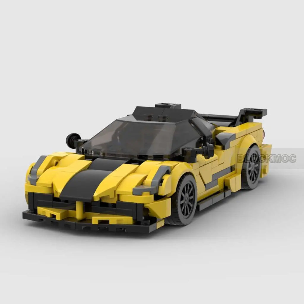 MOC Bricks Mansory 4XX Racing Sports Car Vehicle Speed Champion Racer ...
