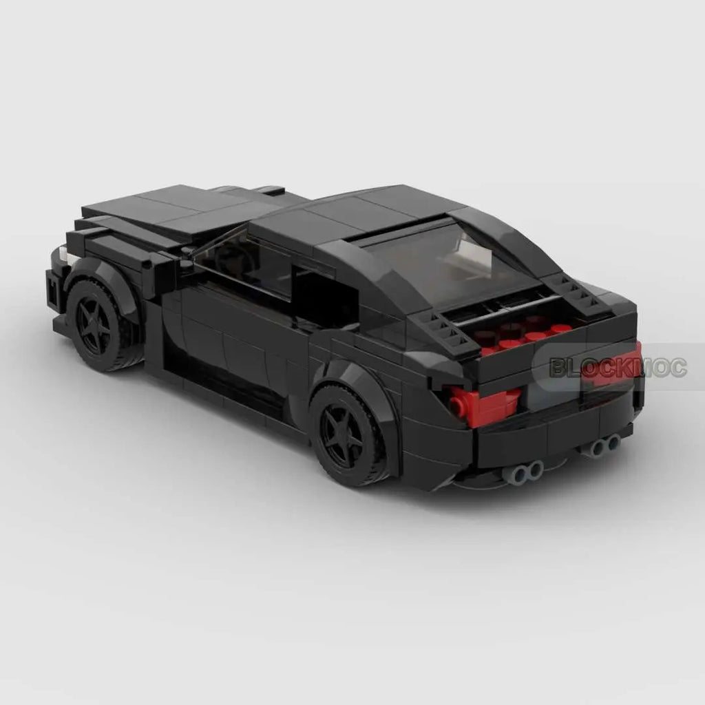 Technique MOC M4 Black Racing Car City Speed Champions Sports Vehicle ...