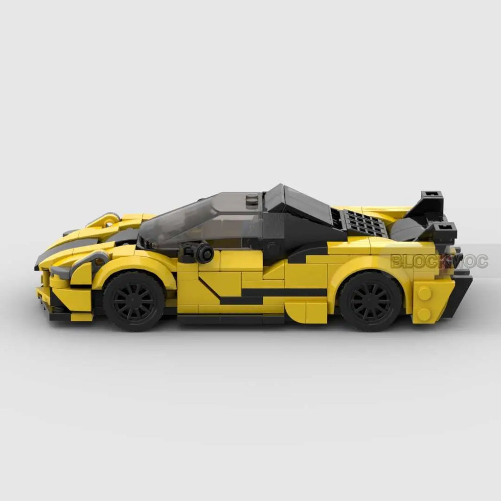 MOC Bricks Mansory 4XX Racing Sports Car Vehicle Speed Champion Racer ...